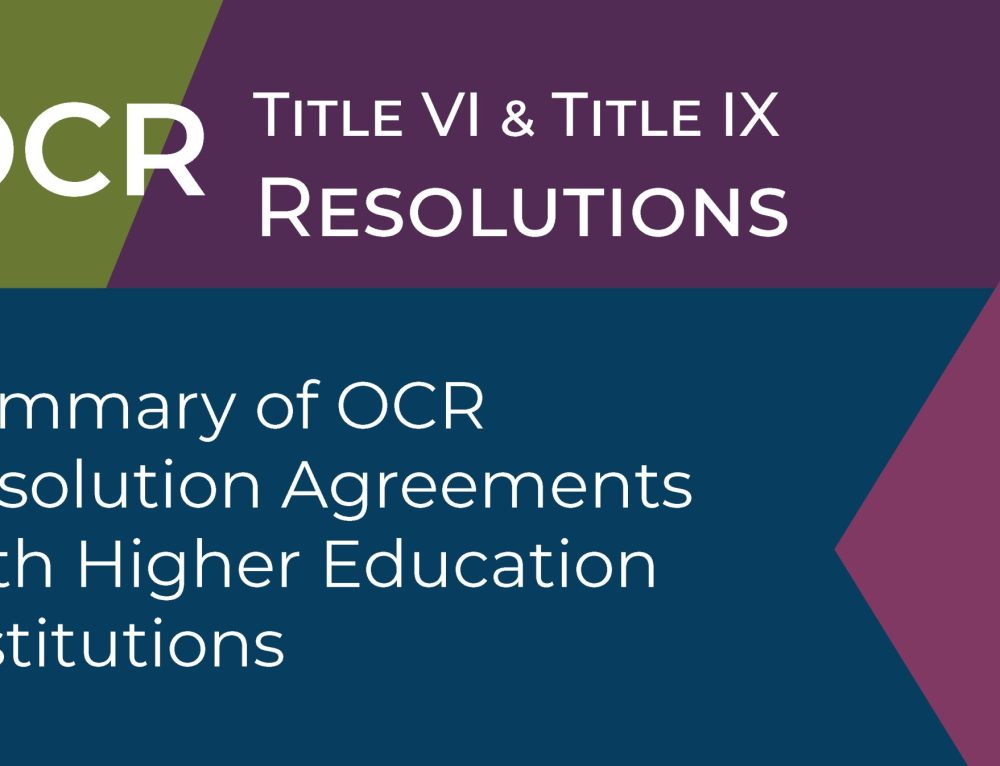 OCR Demonstrates Robust Enforcement of ADA/504 | An Overview of 2025 ...